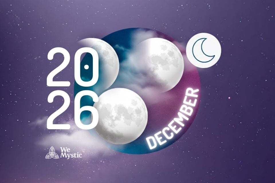 Moon Phase Calendar for December 2026 - WeMystic